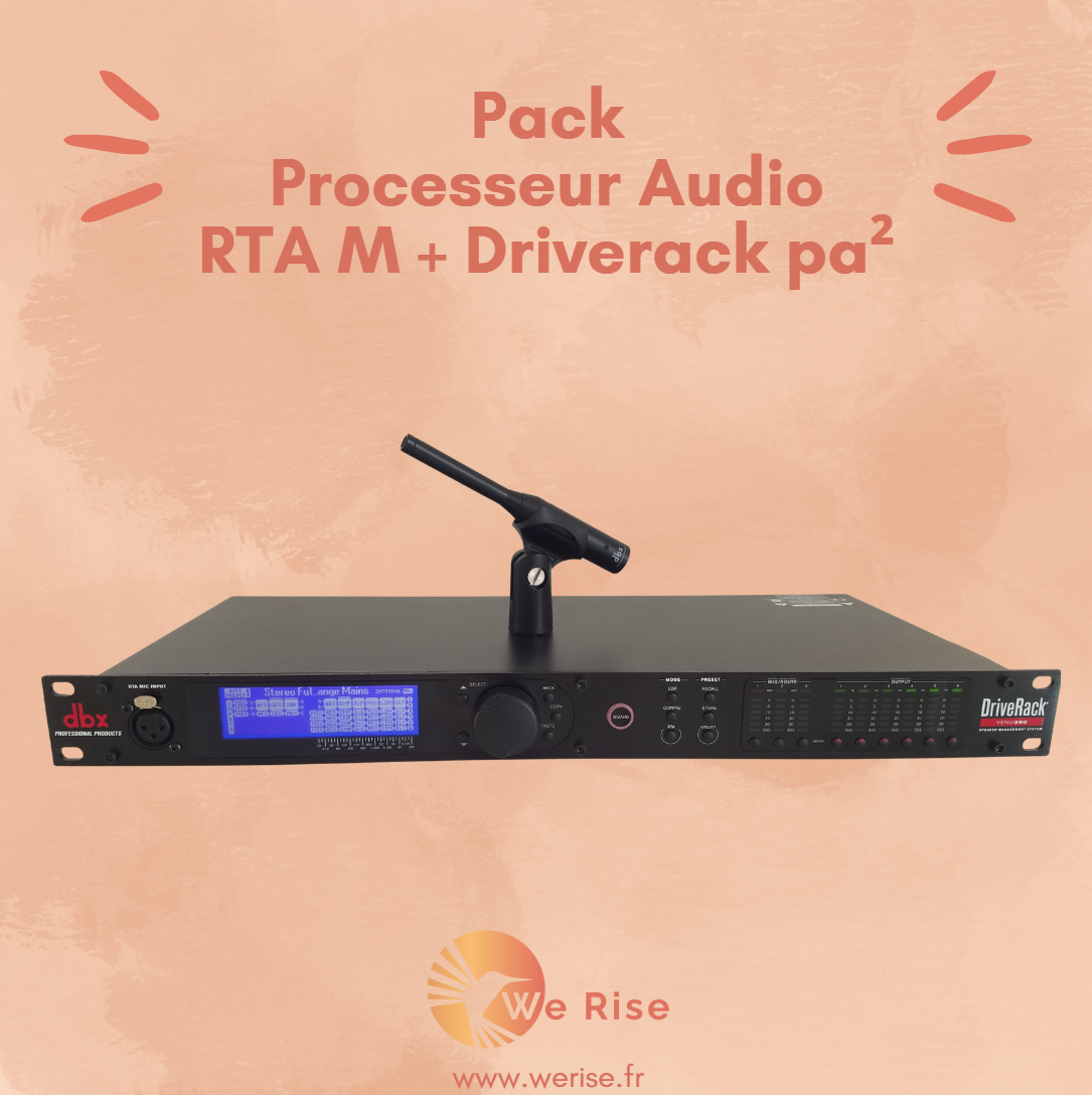 Pack - RTA M , Driverack pa² - We Rise
